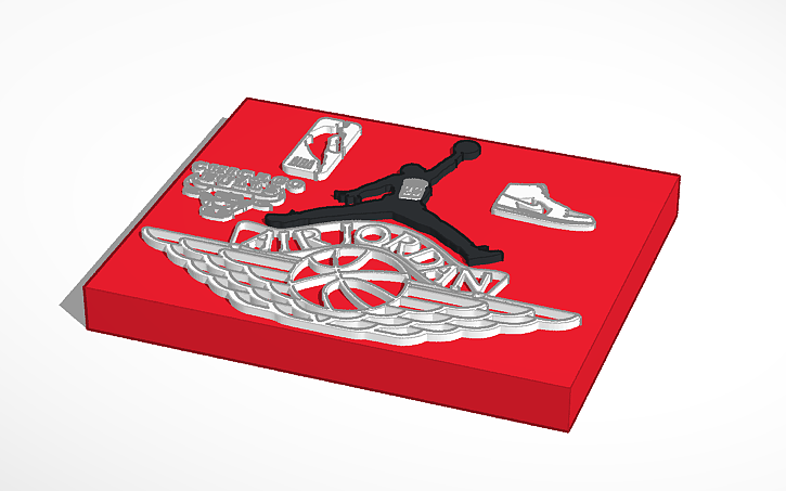 3D design Michael Jordan Design - Tinkercad
