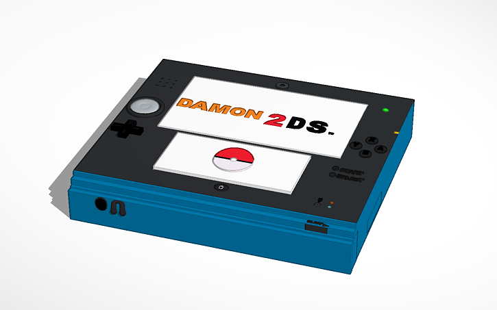 3D design Damonian 2DS MODEL - Tinkercad