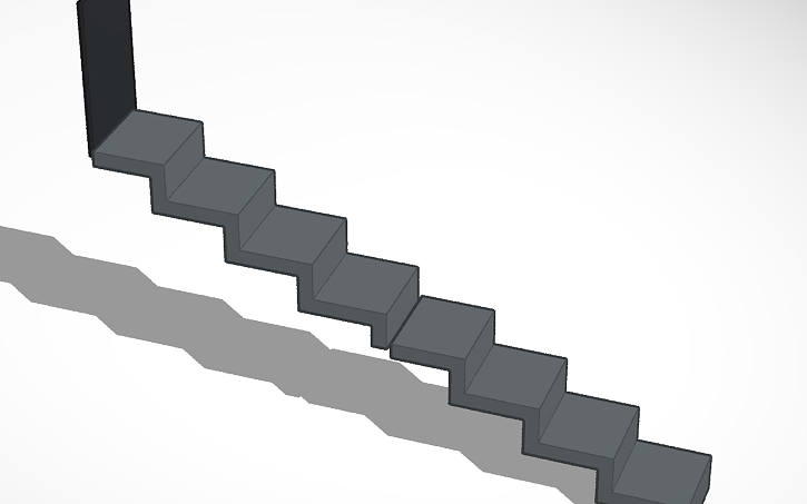 3D design stairs to freedom | Tinkercad