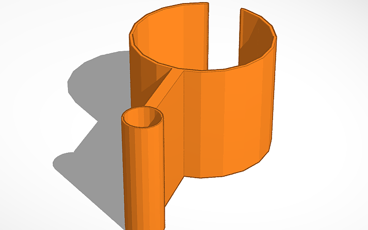 3D design Rod holder chayne | Tinkercad