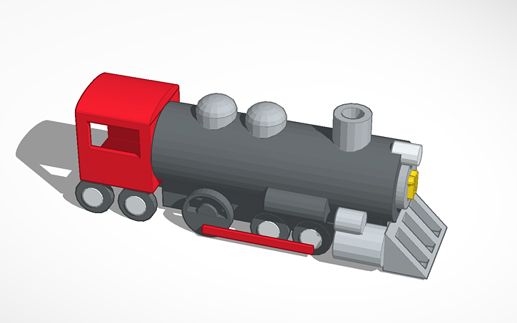 3D design Train - Tinkercad