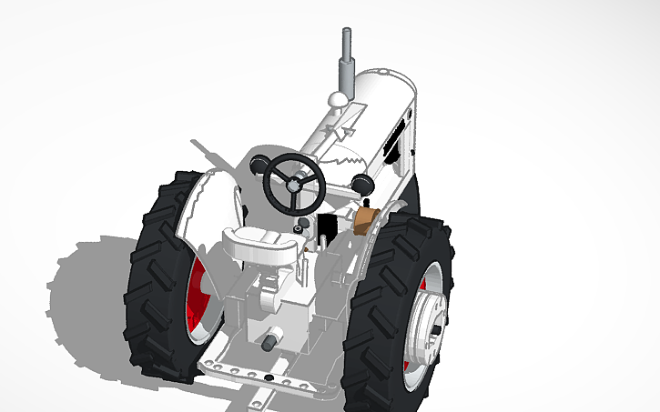 3D design Farmall M demonstrator - Tinkercad