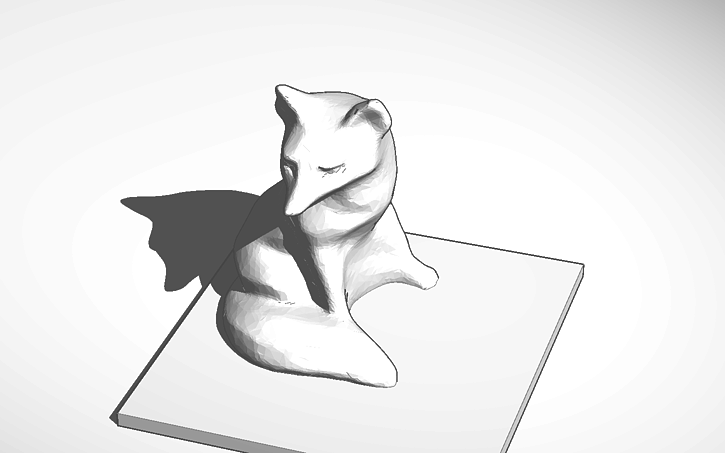 3D design Fox - Tinkercad