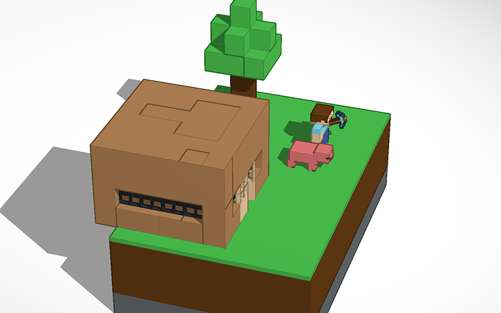 3D design Minecraft - Tinkercad
