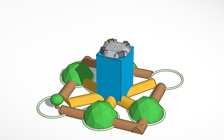 3D design Base Lunaire - SLML - Tinkercad