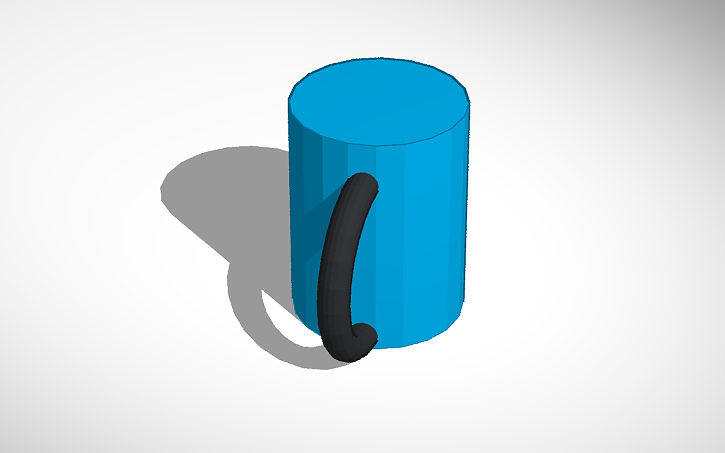 3D design simple cup - Tinkercad