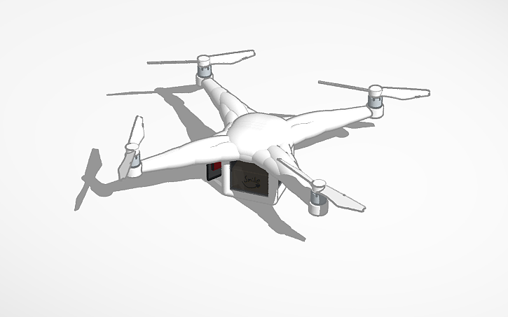 3D design Delivery Drone - Tinkercad