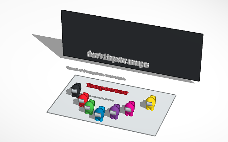 3D design Among Us | Tinkercad