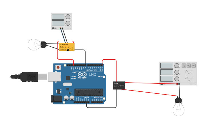 Circuit design Bài 11: Relay - Tinkercad