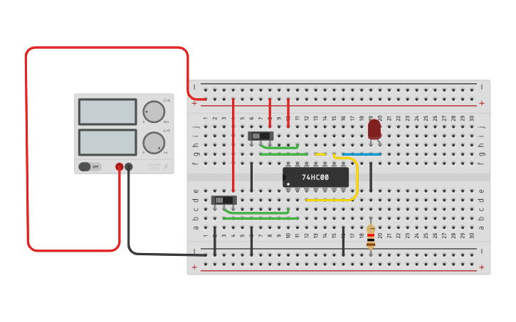 Circuit Design Or Gate Using Nand Tinkercad