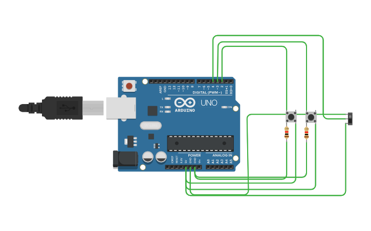 Circuit design Heating Element Circuit - Tinkercad