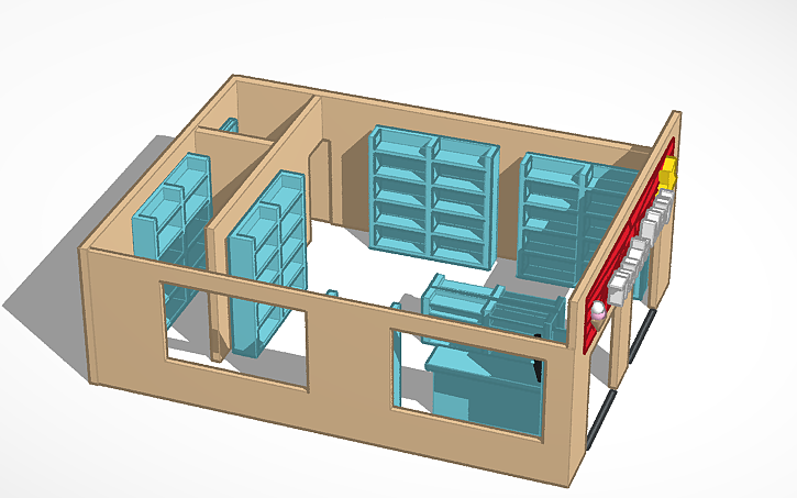 3D design Comercio - Tienda - Tinkercad