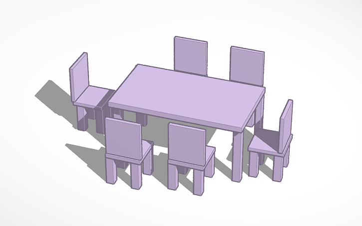 3D design Table | Tinkercad