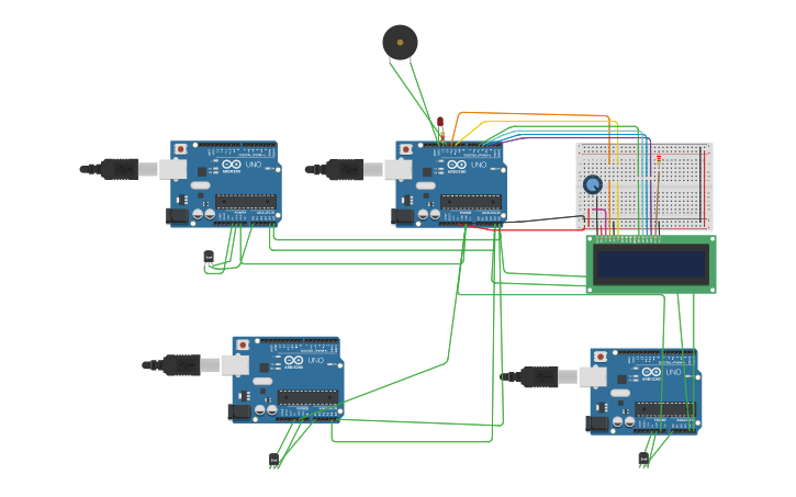 Circuit design FIRE ALARM-Wluff - Tinkercad
