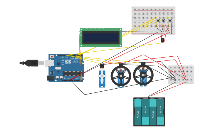 Circuit Design กลไก 1 Tinkercad