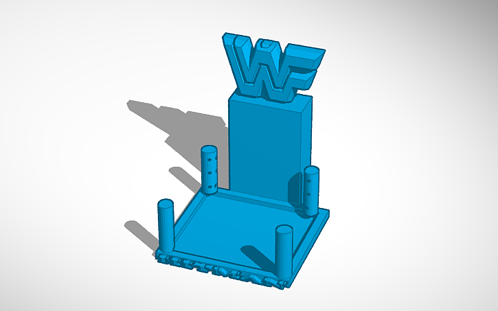 3D design WWF Display ring V7 - Tinkercad
