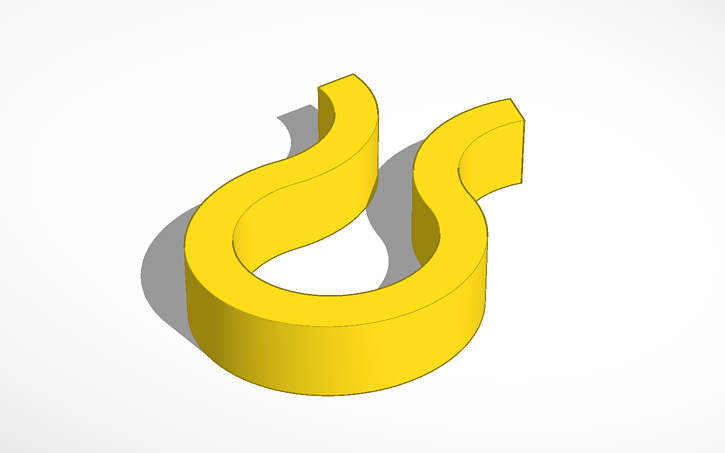 3D design clip - Tinkercad