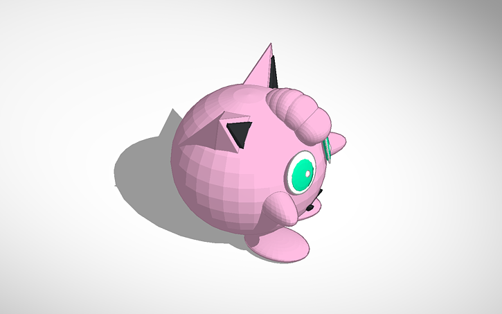 3D design Jigglypuff | Tinkercad