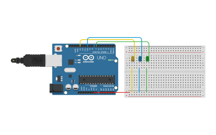 Circuit design Arduino Exercise 1 - Tinkercad
