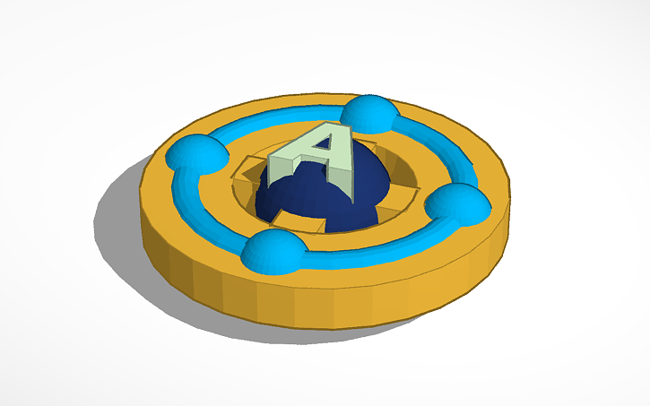 3D design Aquasian Coin | Tinkercad