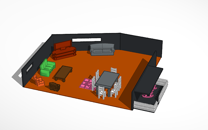 3D design James McDaniel - Over the River Final Design - Tinkercad