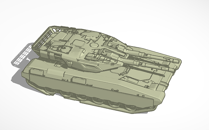 3D design Tank - Tinkercad