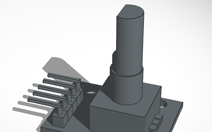 3D design 360 Degree Rotary Encoder Module KY-040 | Tinkercad
