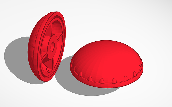 3D design Scandia Spiral Screw Diver CAP - Tinkercad