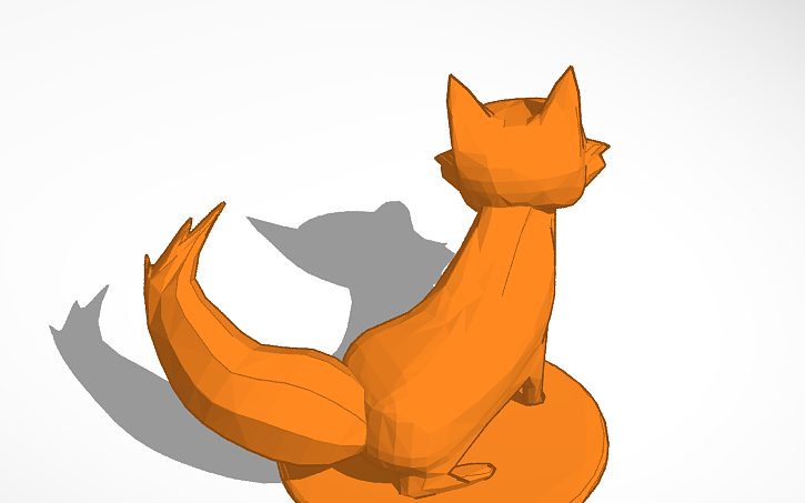 3D design Fox - Tinkercad