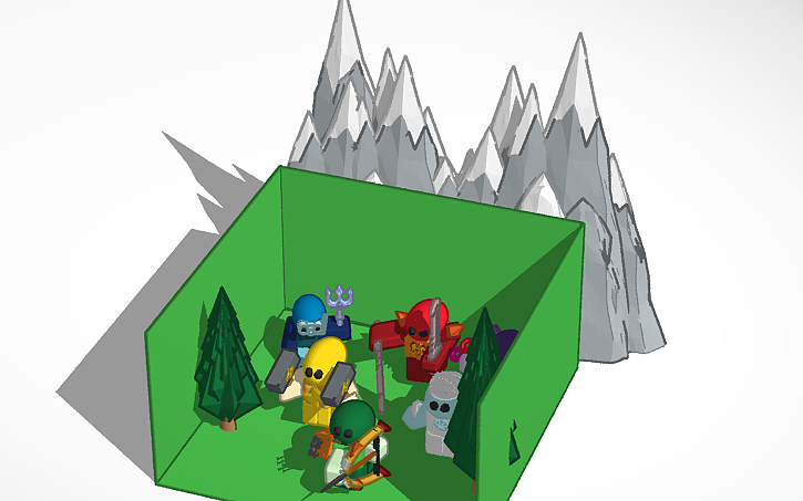 3D design Action Figure Army (In forest) | Tinkercad