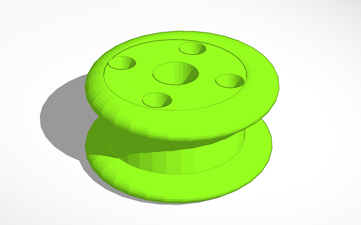 3D design Pulley - Tinkercad