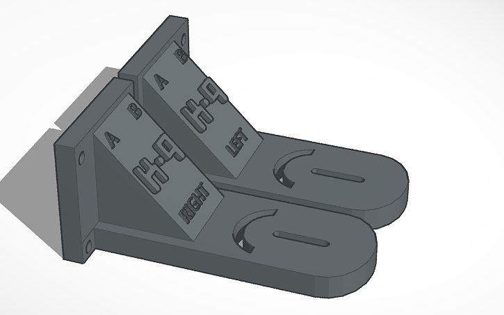 3D design Wheel Encoder Holder - Tinkercad