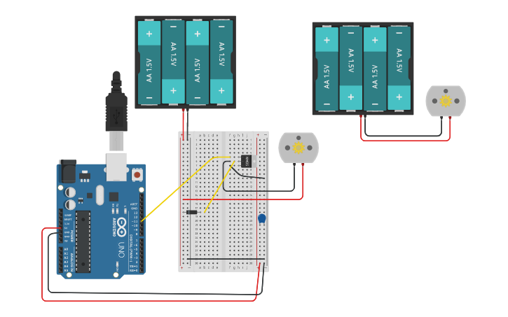 Circuit Design Single Direction Dc Motor Exercise Tinkercad