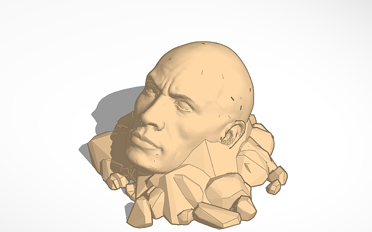 3D design Rock - Tinkercad