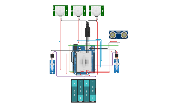 Circuit design AGV Ch01 - Tinkercad
