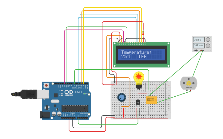 Circuit design TERMOSTATO - Tinkercad