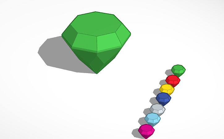 3D design Master Emerald - Tinkercad
