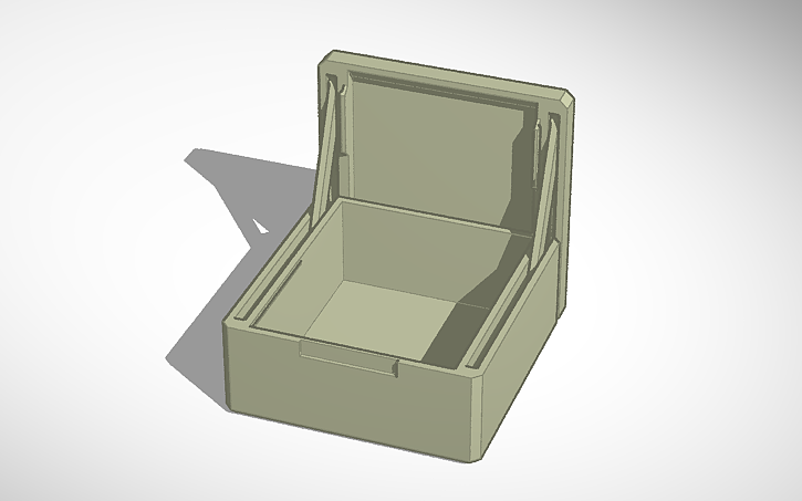 3D design Parametric Linkage Lid Box (Print in Place) - Tinkercad