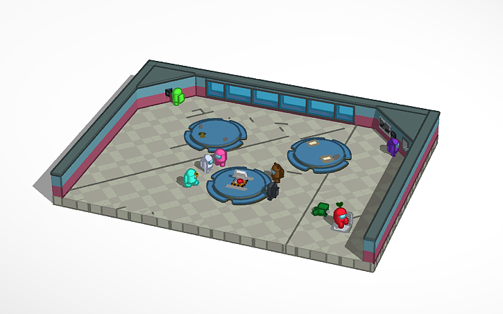 3D design Among Us - Tinkercad
