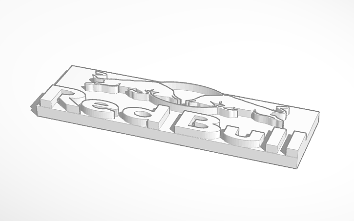 3D design Red Bull - Tinkercad