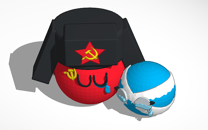 3D design Virtual hug for Sovietball - Tinkercad