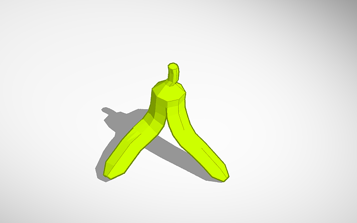 3D design Banana - Tinkercad