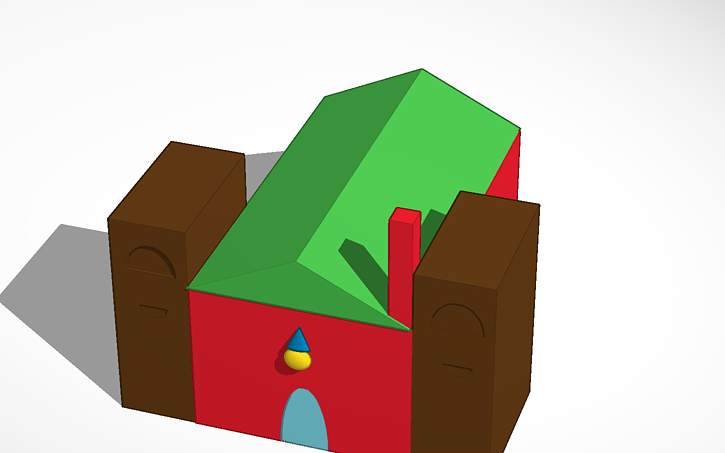 3D design Old time school | Tinkercad