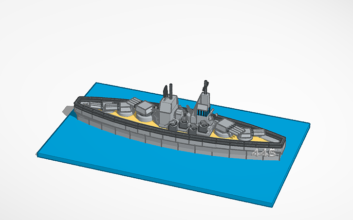3D design TDX warship 5-2 | Tinkercad