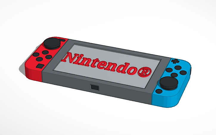 3D design Nintendo Switch - Tinkercad
