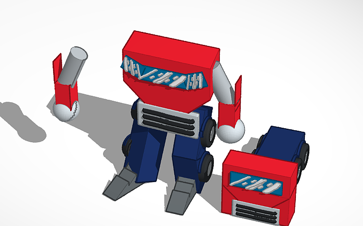 3D design Optimus Prime [Transformers] - Tinkercad