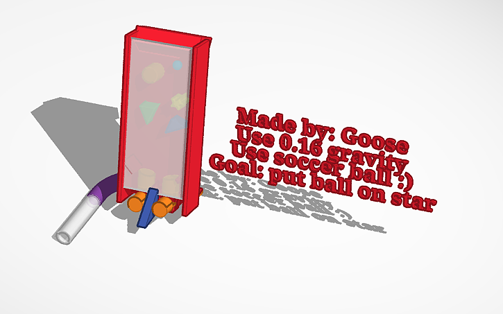 3D design Pinball Machine - Tinkercad