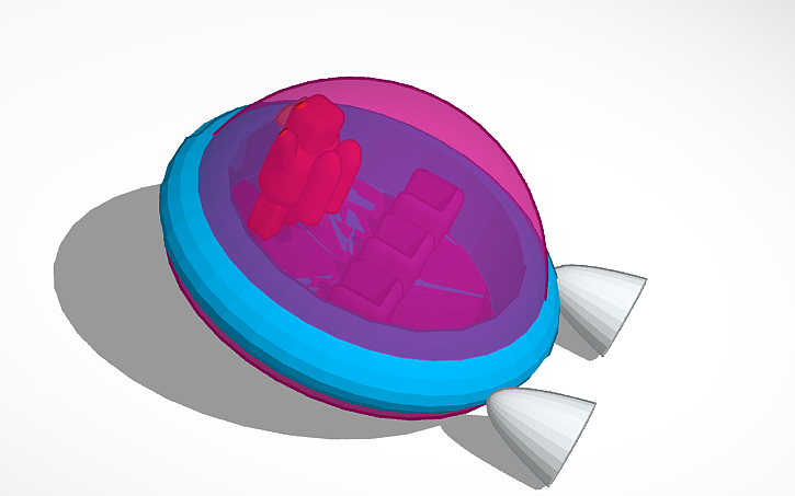 3d Design Spaceship Tinkercad