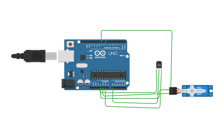 Circuit design LAB8-3 - Tinkercad