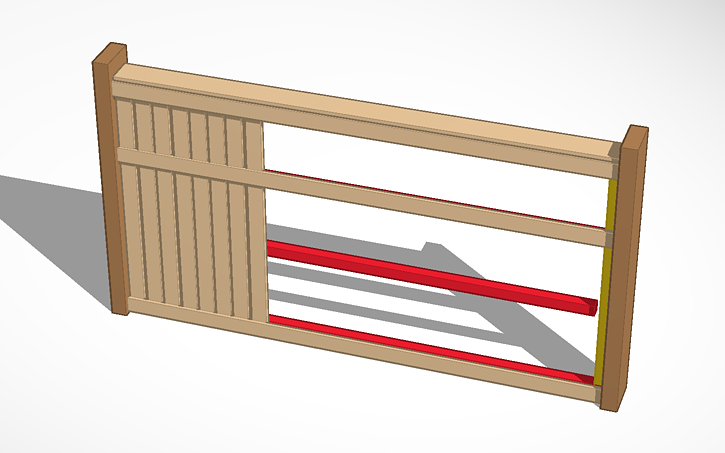 3D design Fence - Tinkercad
